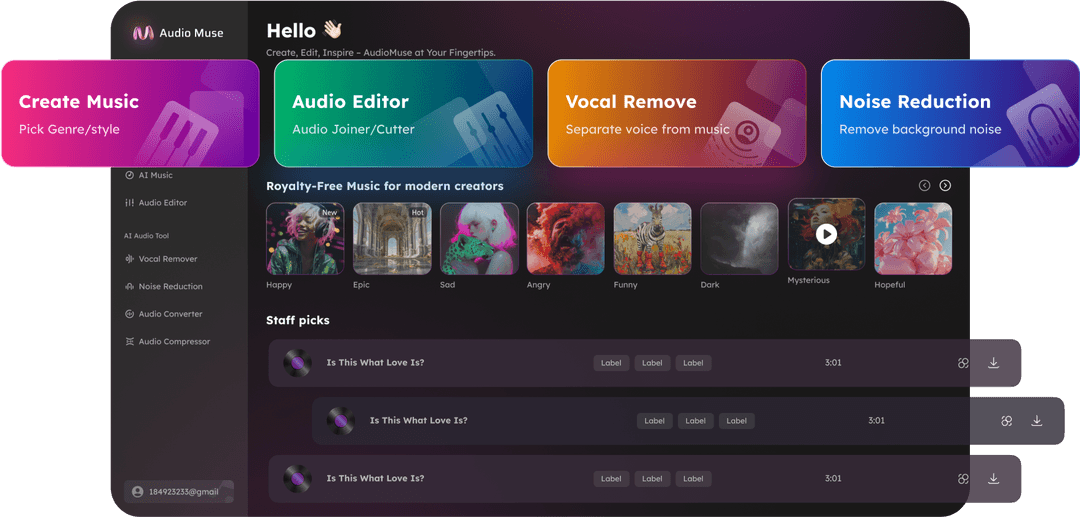 AI Lofi Music Generator | Make Lofi Songs Online Free - AudioMuse